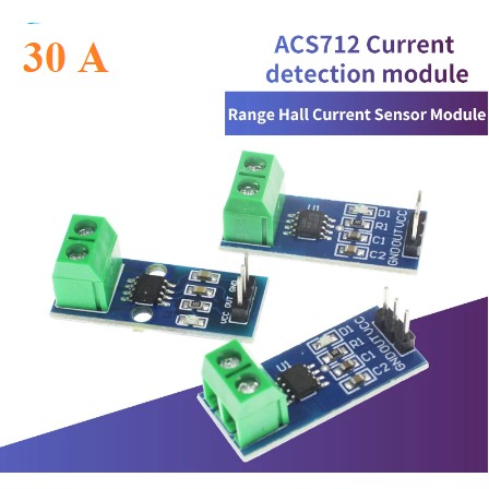 Jual SENSOR ARUS ACS712 ACS712ELC-30A 30A AC DC Pendeteksi Modul Module ...