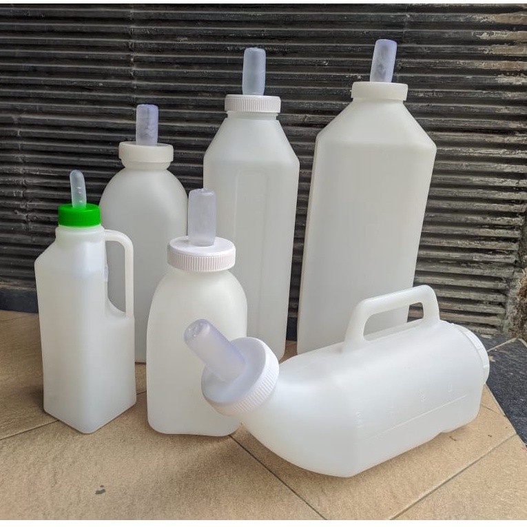 Jual Botol Minum Sapi Pedet / Anak Sapi Kuda Kerbau Kapasitas 850Ml, 1 liter, 2 liter 2,5 liter ...