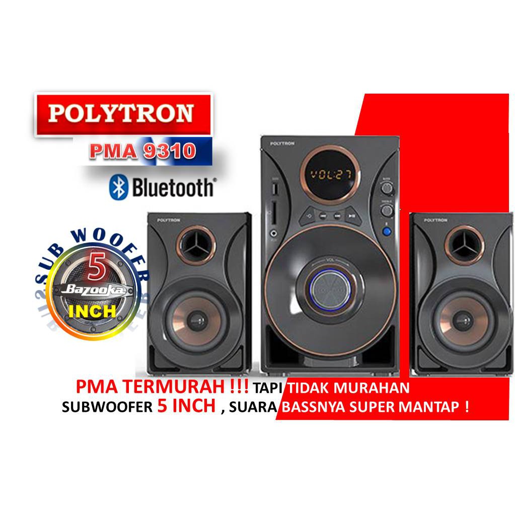 Jual Speaker Aktif Polytron Pma 9310 Pma 9310 Bluetooth Shopee