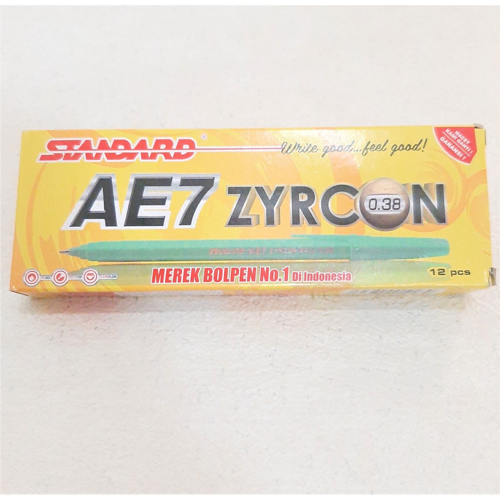 Jual Pulpen Standard AE7 Zyrcon Hitam (1 Pcs) | Shopee Indonesia