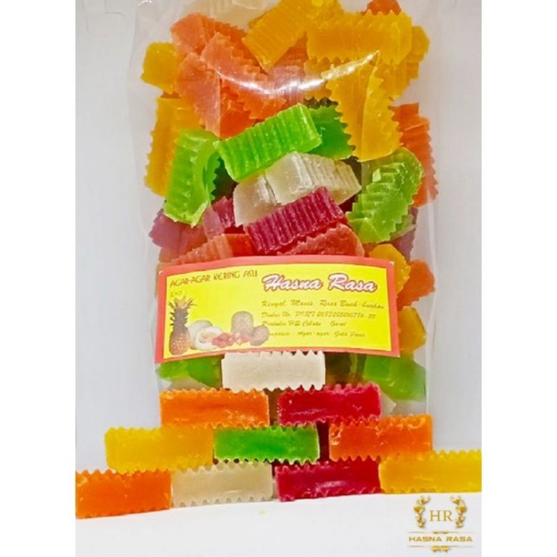Jual [ 1000 gram ] agar agar kering / Manisan buah Kering/jelly Kering ...