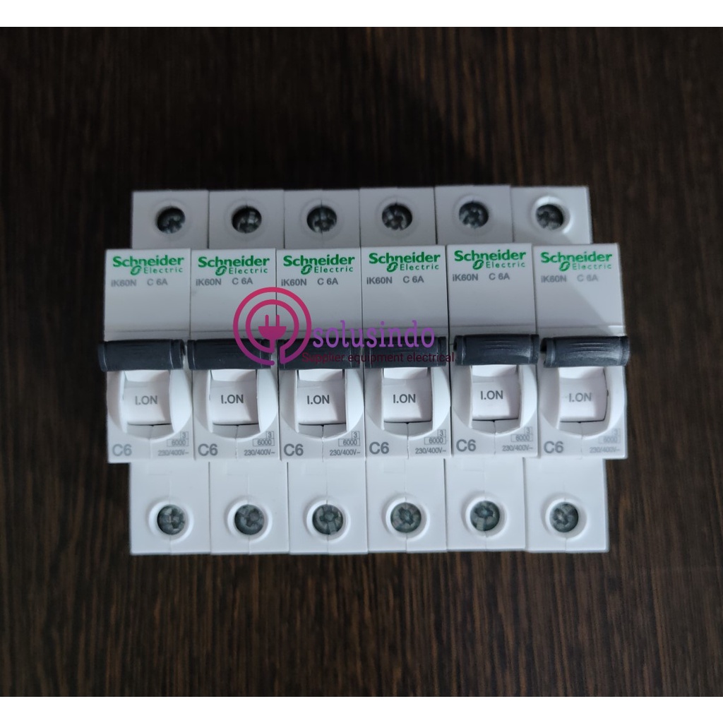Jual SCHNEIDER MCB 1 PHASE 6A SAMPAI 20A IK60N | Shopee Indonesia