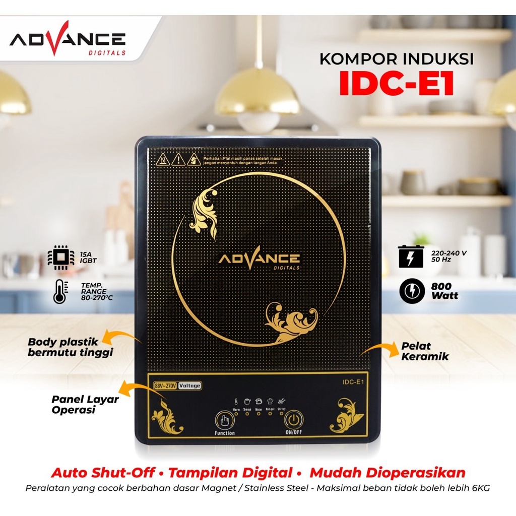 Jual Advance IDC-E1 Induction Cooker Kompor Listrik Induksi IDC-E1 ...