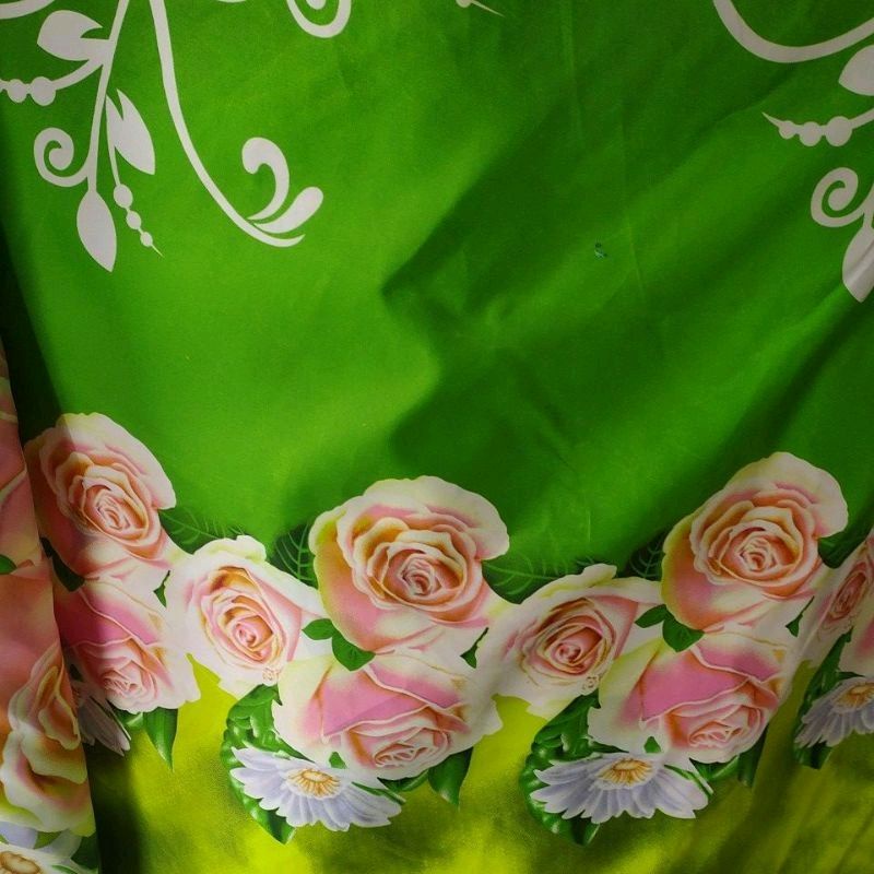 Jual KAIN SPREI METERAN POLYMICRO BUNGA HIJAU L(240) | Shopee Indonesia