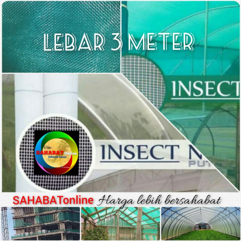 Jual promo insect net kasa hijau dan putih lebar 3 meter | Shopee Indonesia Jual promo insect net kasa hijau dan putih lebar 3 meter | Shopee Indonesia