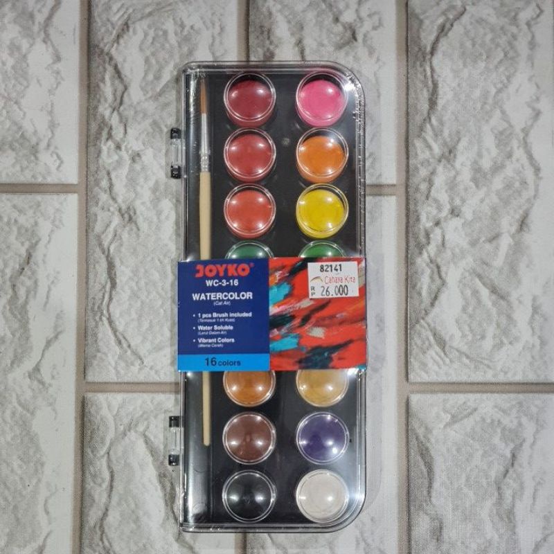 Jual JOYKO Watercolor Set / Cat Air Set WC-3-36 Warna / WC-3-48 Warna ...
