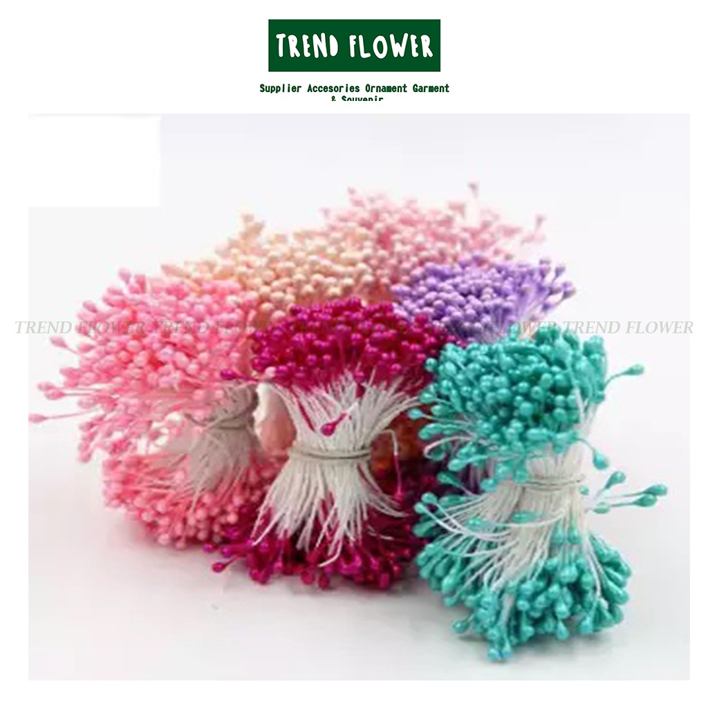 Jual PUTIK BUNGA sari isi +- 100 pcs warna warni manik manik aksesoris ...