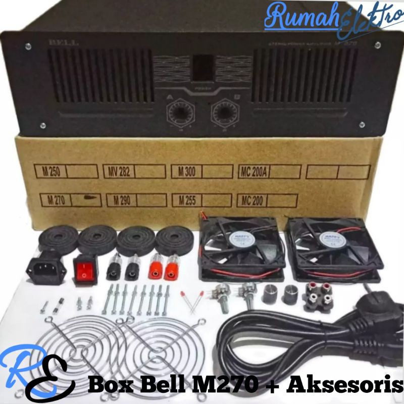 Jual Box BELL Power Amplifier M270 M 270 Plus Aksesoris | Shopee Indonesia
