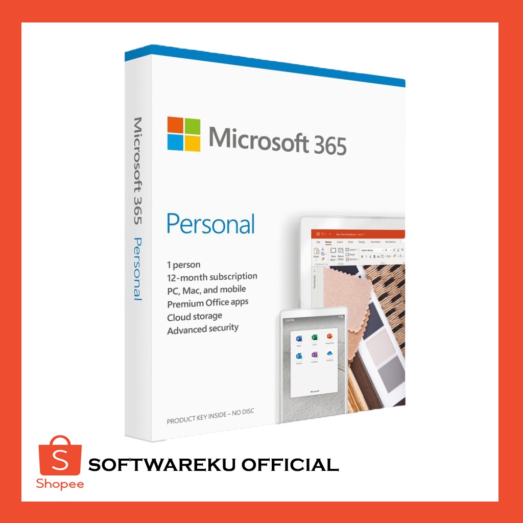 Jual Microsoft Office 365 Personal 1 Year Subscription | Original | Shopee Indonesia