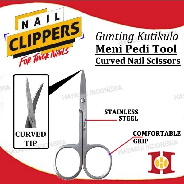 Jual Gunting Alis Bulu Mata Eyebrow Scissors Stainless Ujung Lancip ...