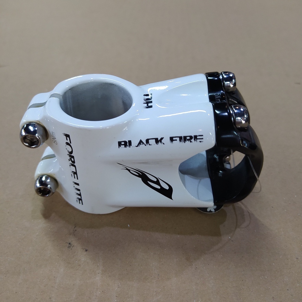 Jual Stem Sepeda Venzo Force Lite Black Fire 31,8mm x 50mm White ...