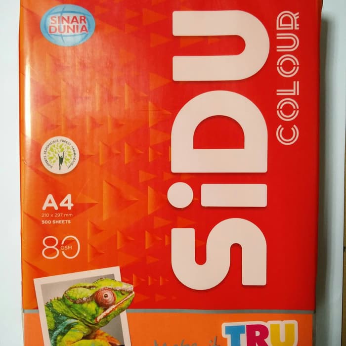 Jual KERTAS SPECTRA / SIDU A4 80 WARNA SAFFRON IT240 | Shopee Indonesia