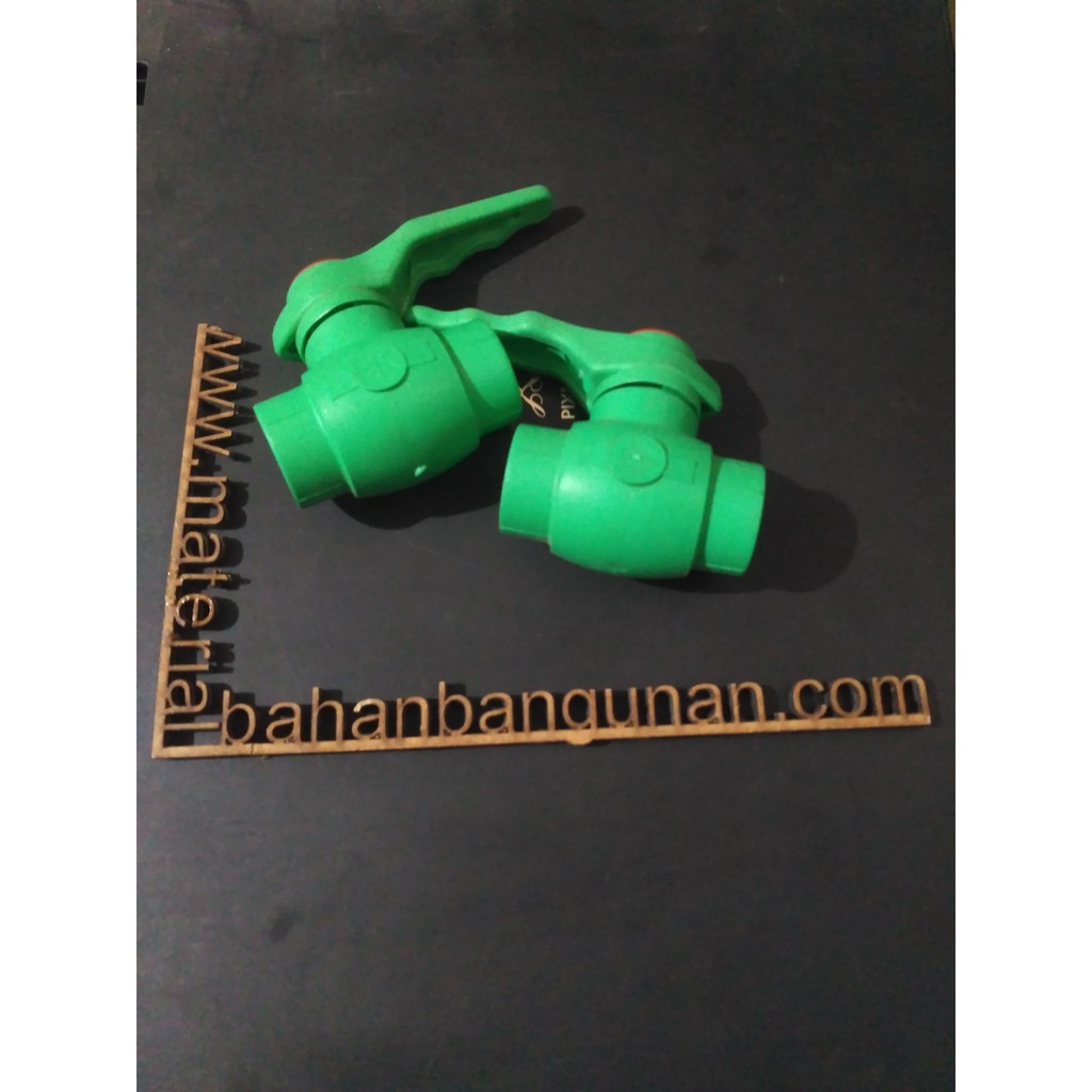 Jual ball tap plastic 1 1/2 inch PPR sambungan pipa air panas dingin ...