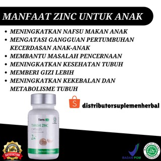 Jual Zinc Vitamin Imun Imune Booster Multivitamin Peninggi Penambah ...