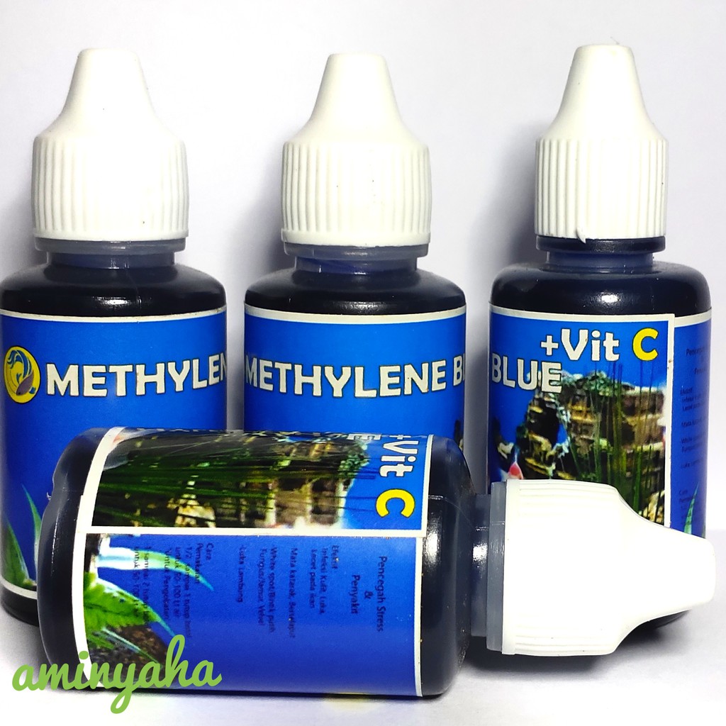 Jual Methylin Blue +Vitamin C Obat Biru Ikan Cupang | Shopee Indonesia