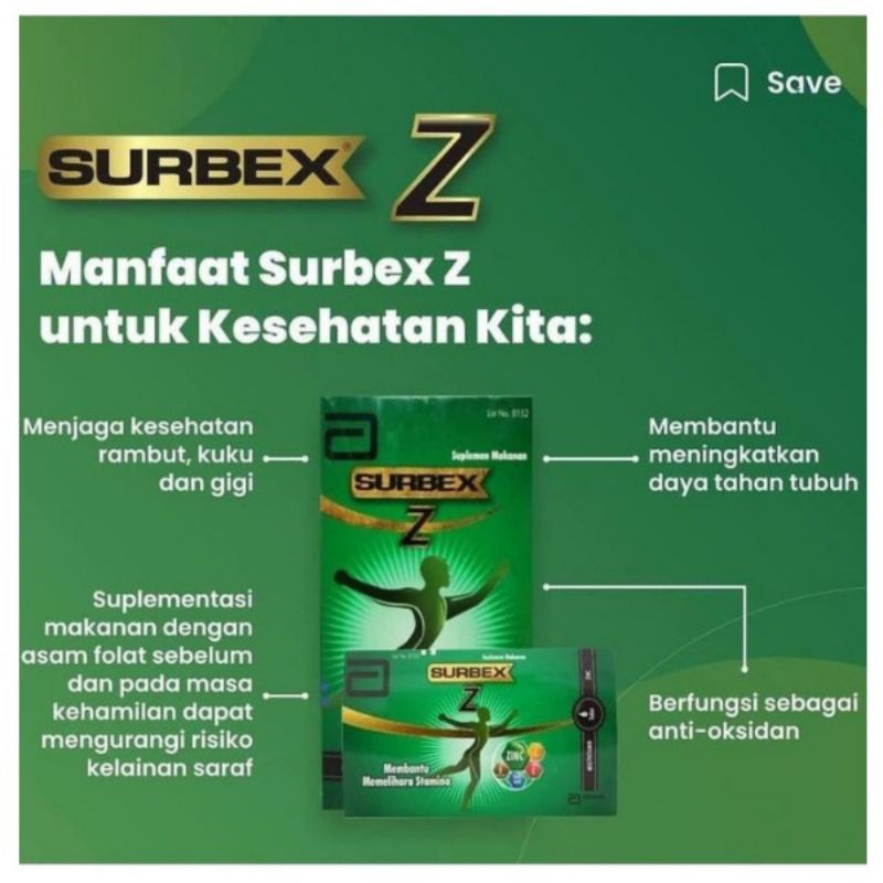 Jual Surbex Z / Multivitamin dan Mineral | Shopee Indonesia