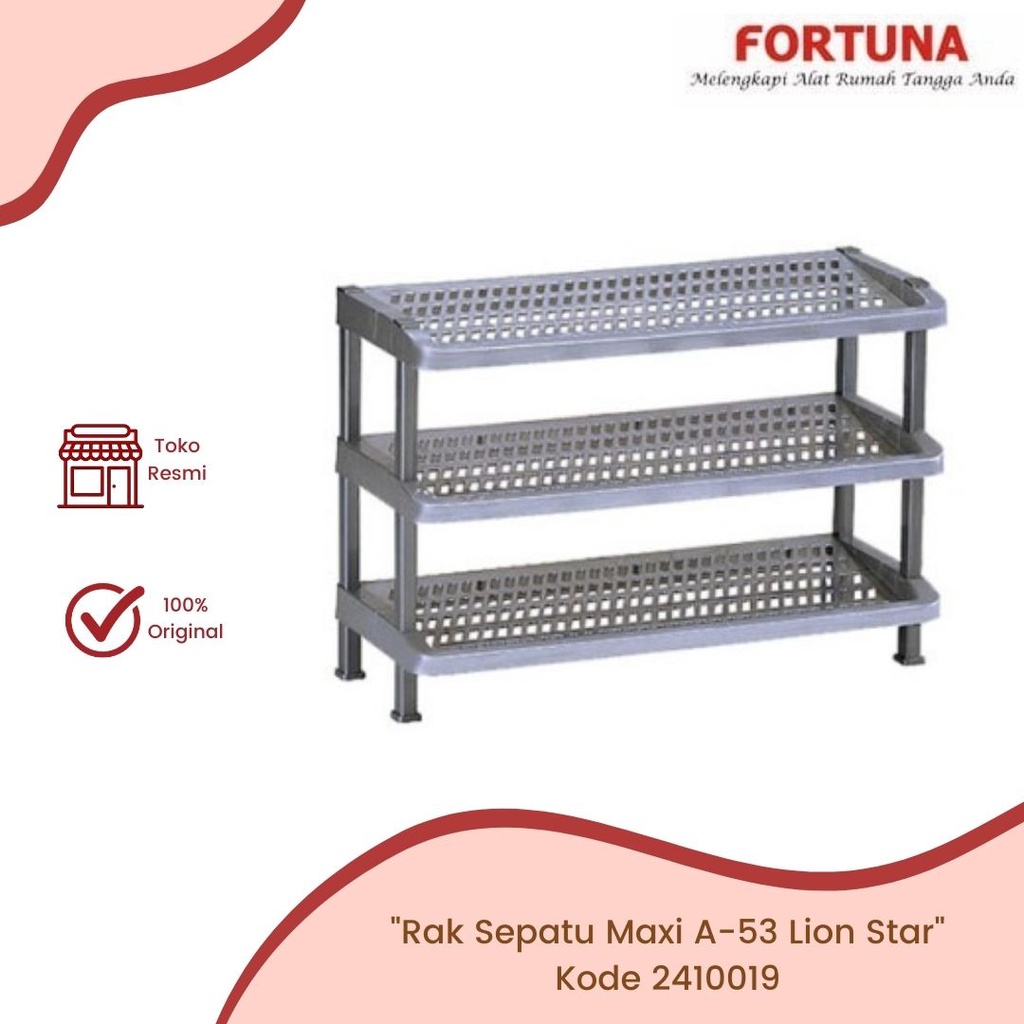 Jual Lion Star Rak Sepatu Maxi SS 3 A-53 | Shopee Indonesia