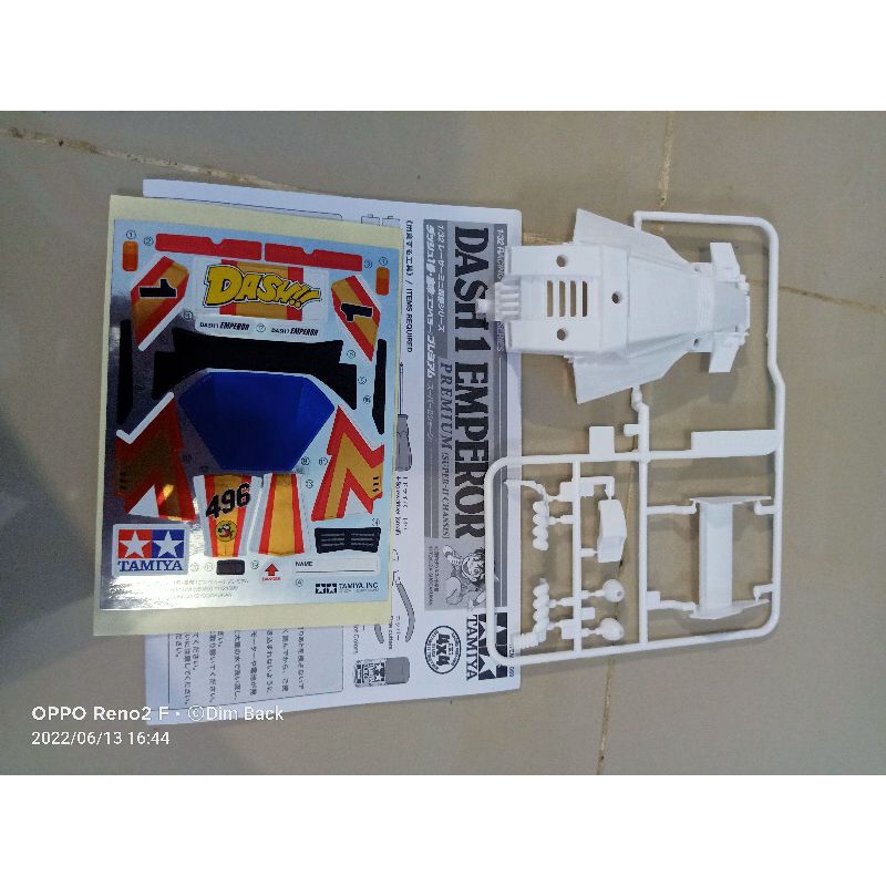 Jual Tamiya 18069 Bodi Body Kap Dash 1 Emperor Premium + Decal + Dus ...
