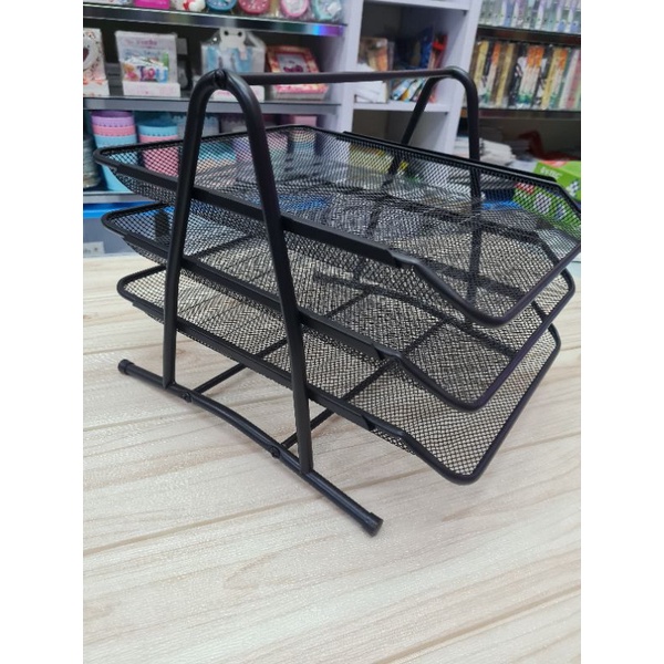 Jual RAK DOKUMEN KERTAS BESI - TRAY BESI 3 SUSUN | Shopee Indonesia