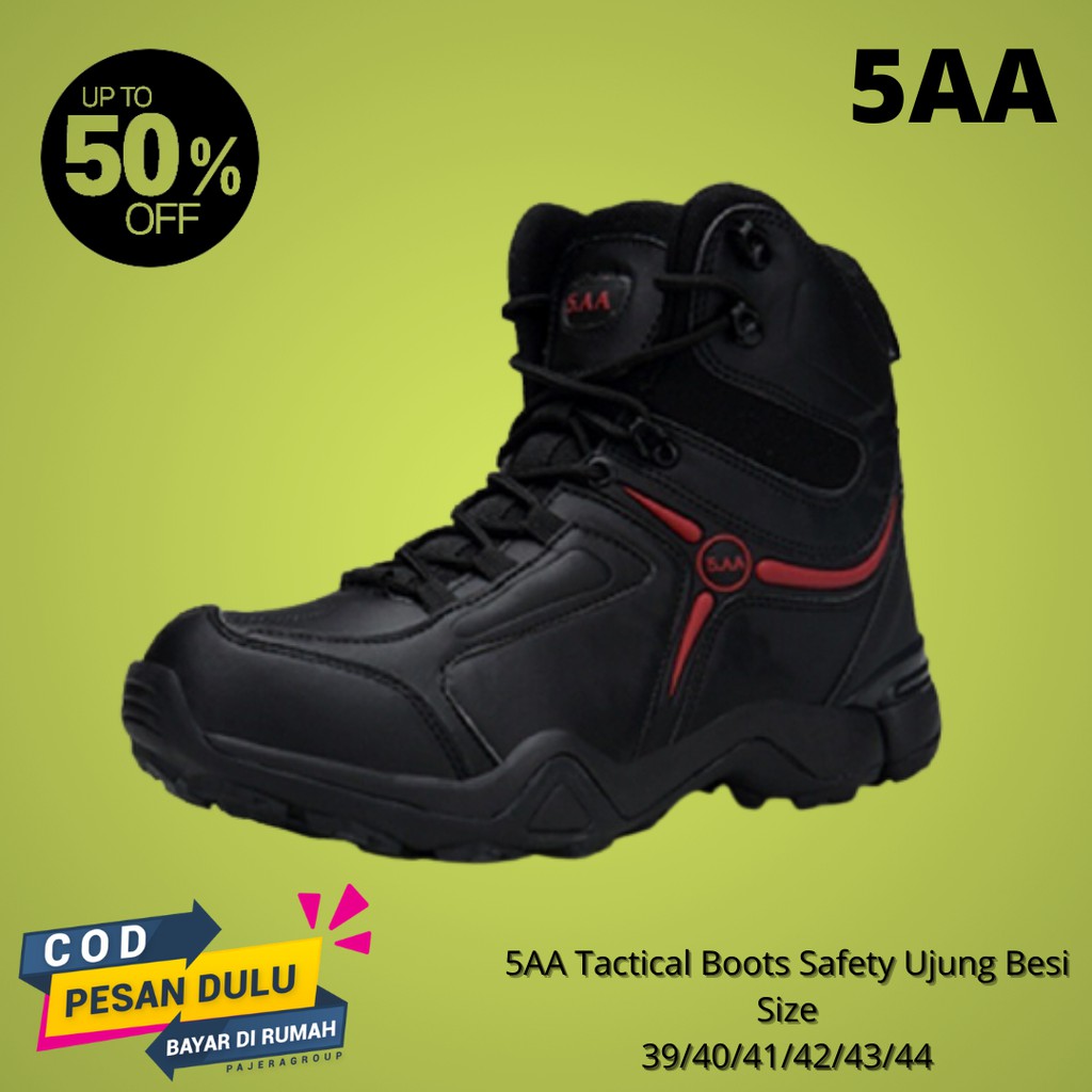 Jual SEPATU TACTICAL PDL 5AA BOOTS SAFETY SHOES UJUNG BESI KERJA ...