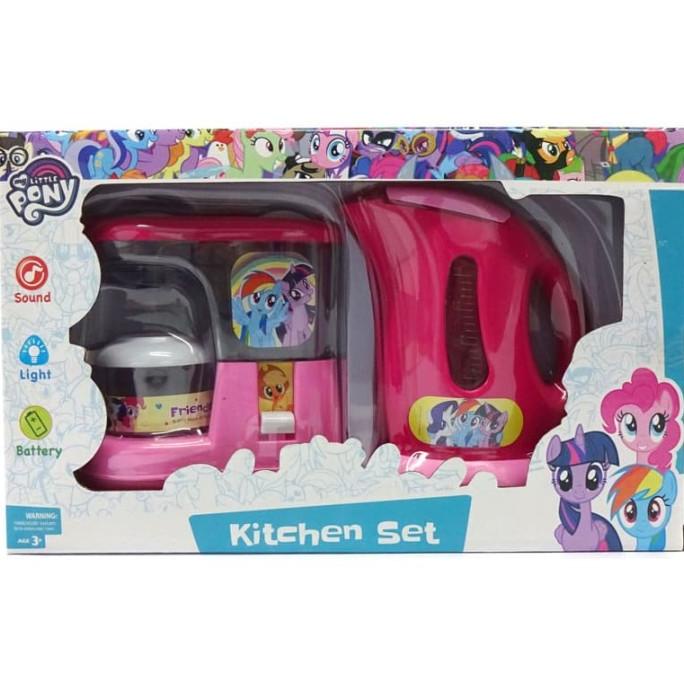 Jual Mainan Coffee Maker Mesin Kopi dan Kettle My little Pony | Shopee ...