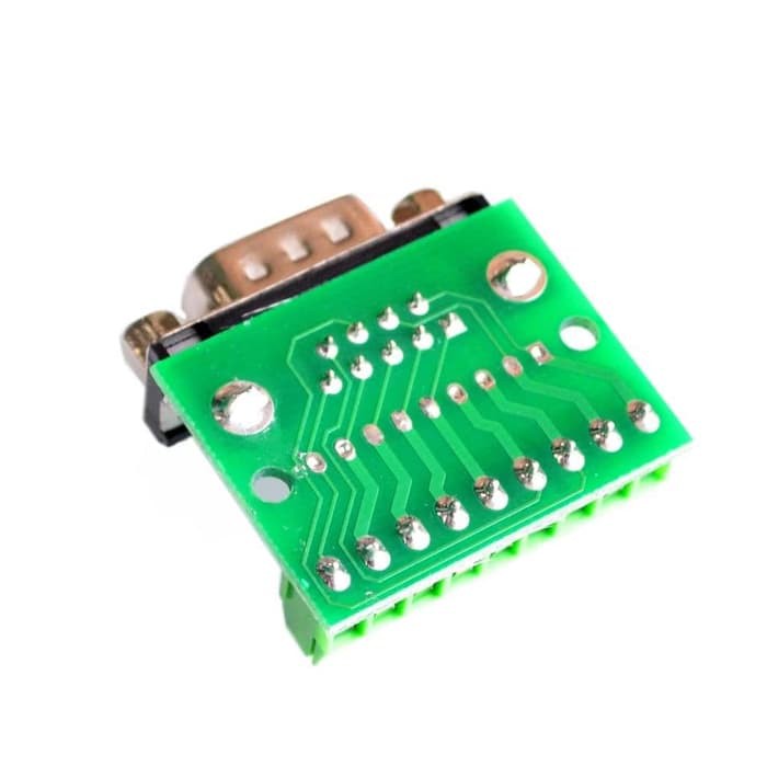 Jual RS232 DB9 Male Port to Terminal Block Adapter Converter Board ...