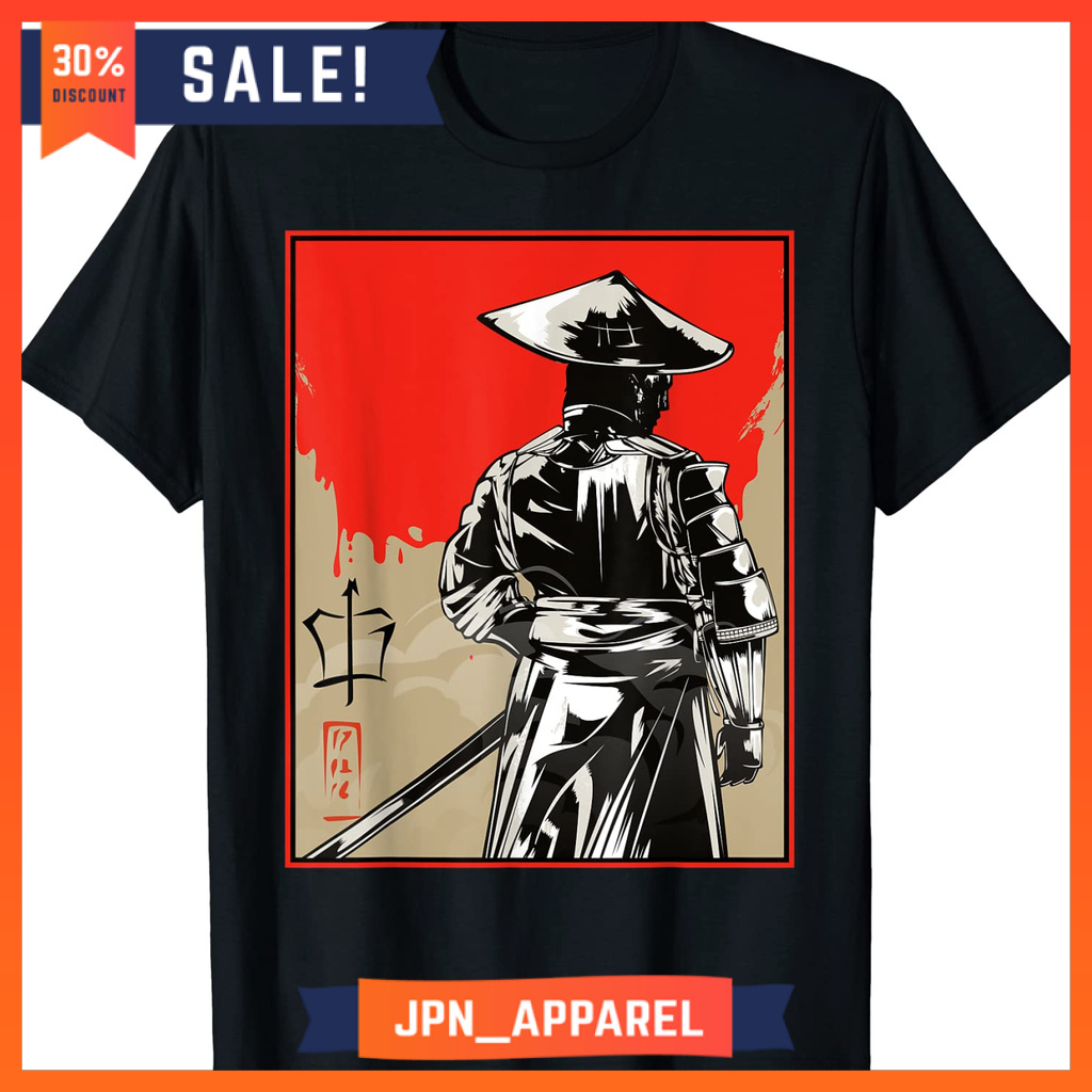 Jual Kaos Baju Anime Samurai Costume Kanji Nippon Warrior Katana ...