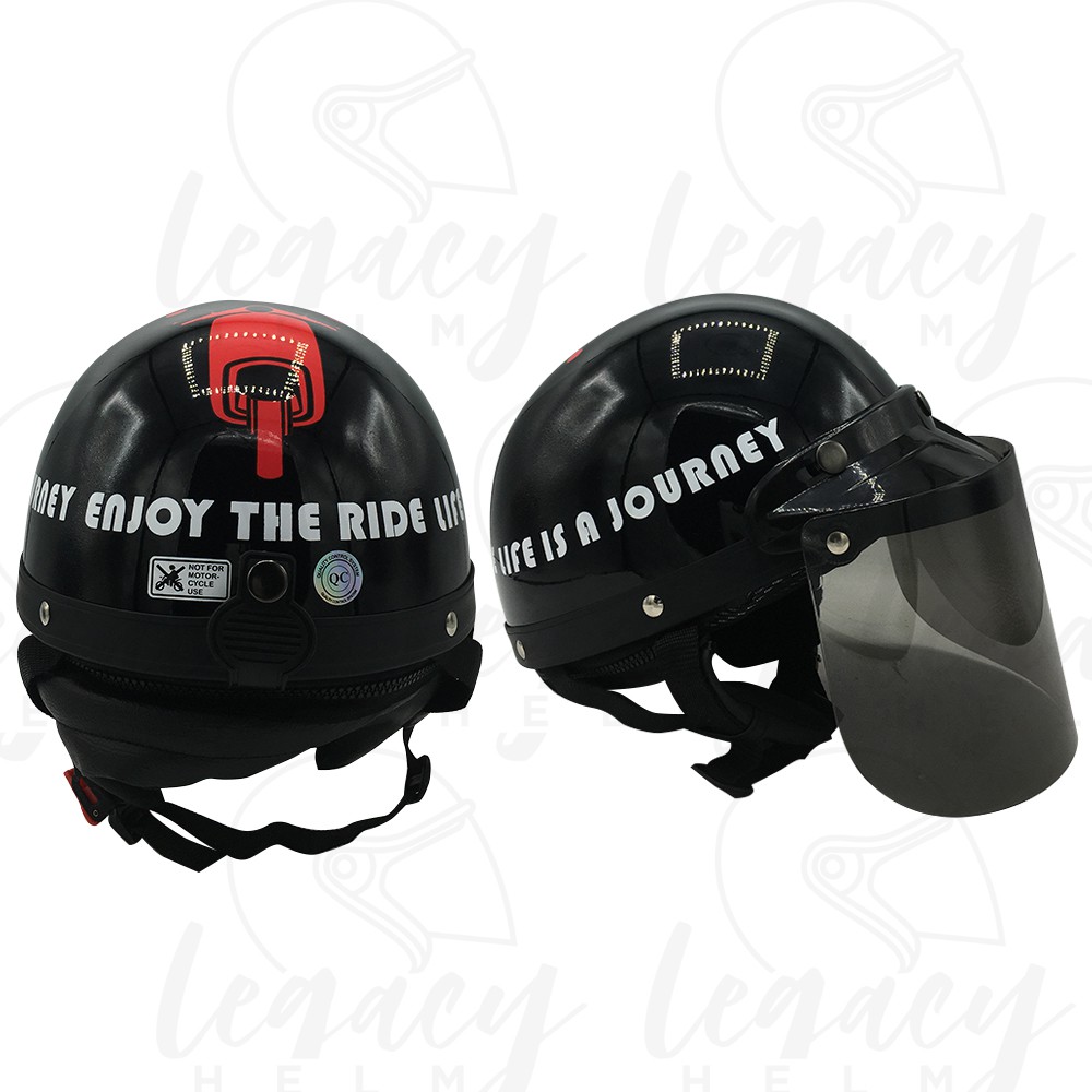 Jual Legacy Helm - Helm Chips Bogo Setengah Dewasa Motif Journey ...