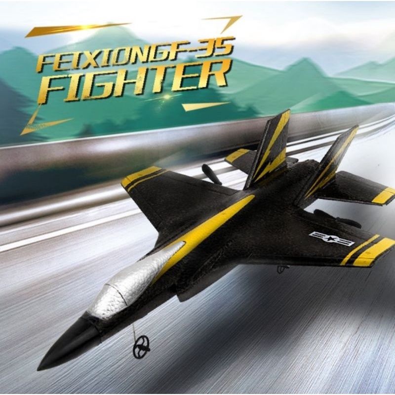 Jual Pesawat Mainan RC Remote Control FX 635 Jet Fighter F35 Bisa ...