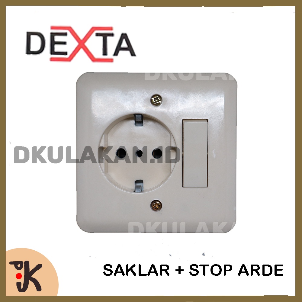 Jual STOP KONTAK PLUS SAKLAR ARDE DEXTA CREAM IB CREAM DX - 807 SAKLAR ...