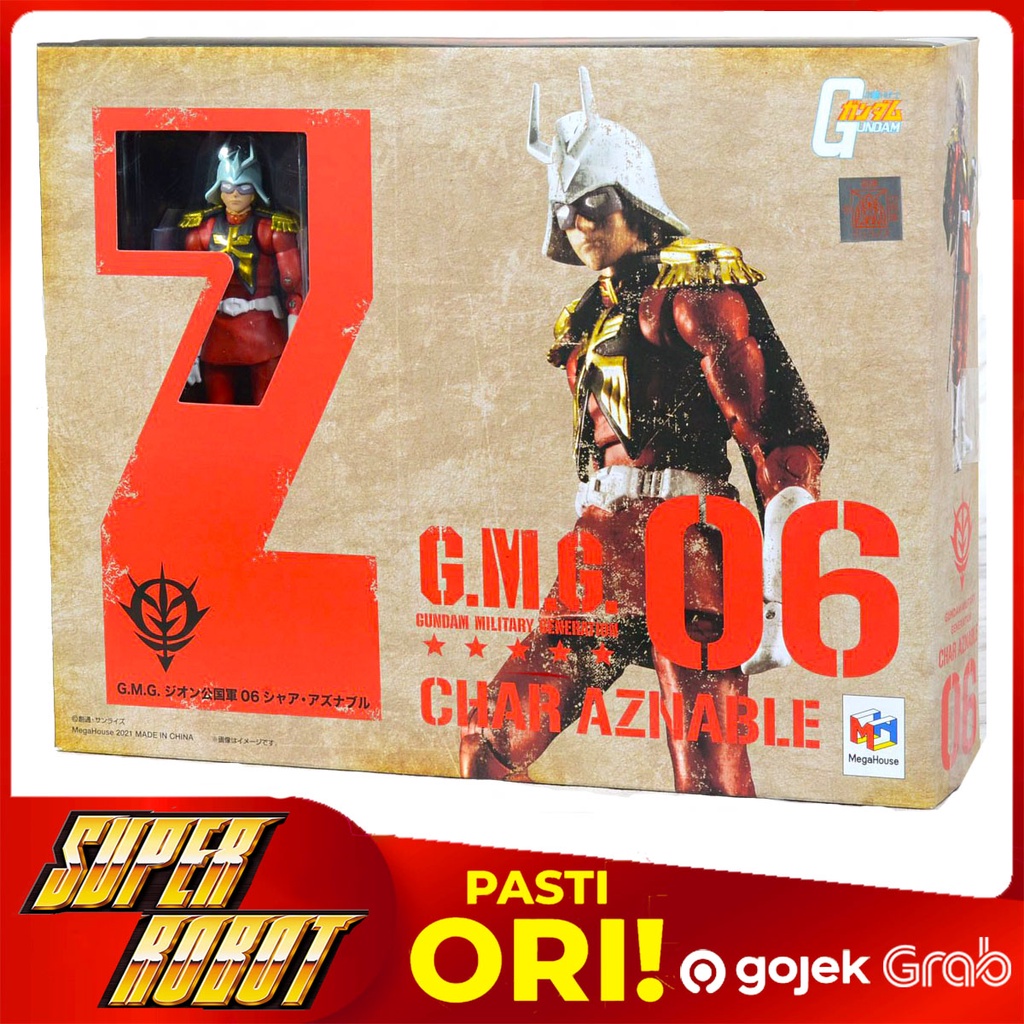Jual GMG Mobile Suit Gundam ZEON Char Aznable Figure - SHF Megahouse ...
