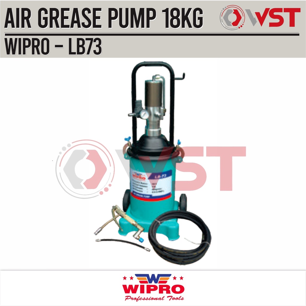 Jual Pompa Gemuk Kompresor WIPRO LB 73 / Air Lubricator Grease LB73 18L ...