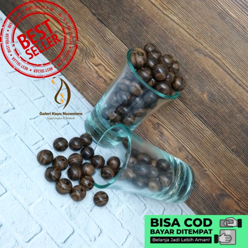 Jual Butiran Kayu Kalimasada Bulat,Pipih Dan Tabung | Shopee Indonesia