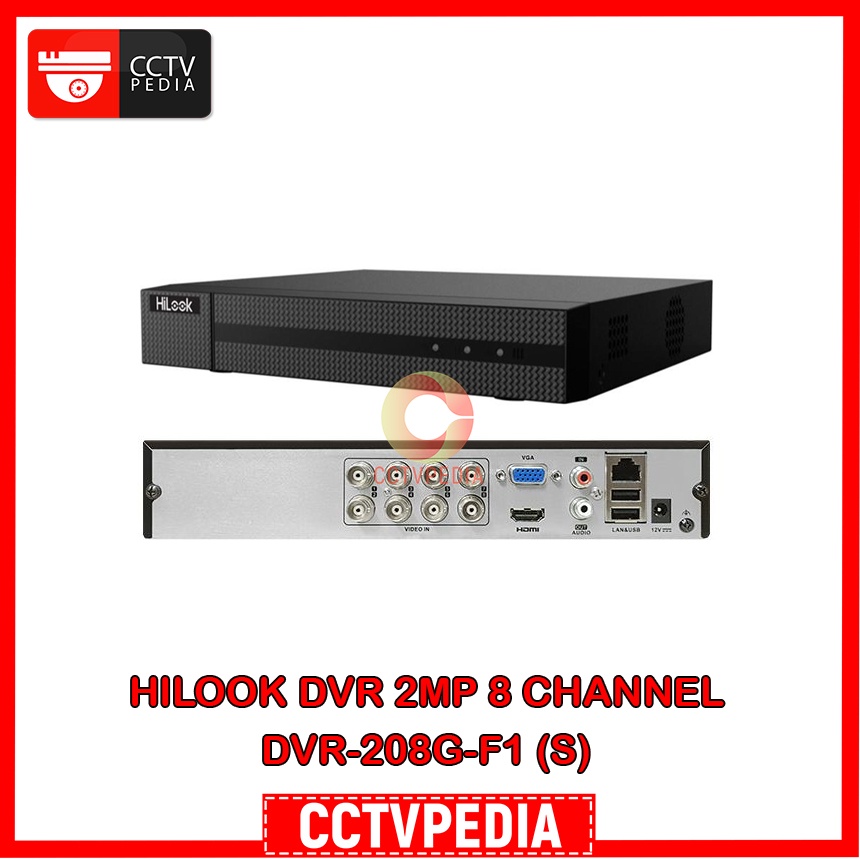 Jual dvr HILOOK 8 channel 208G-F1 2MP Series | Shopee Indonesia
