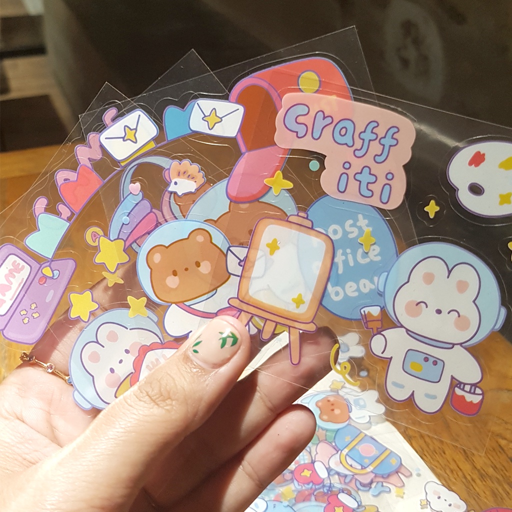 Jual Sticker Tumblr / Cute Rabbit / Per Pack isi 5 pcs / Sticker Pack ...