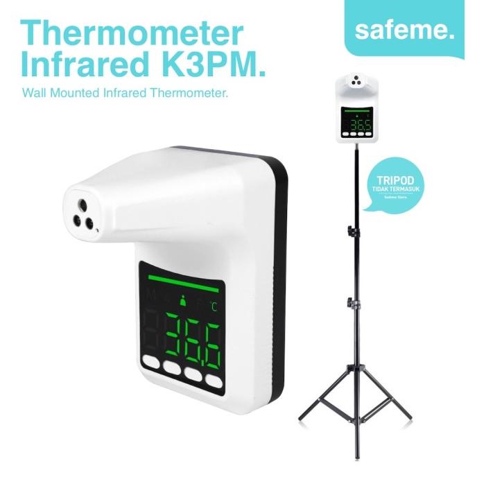 Jual Termometer Digital Infrared Dinding Tripod Stand Thermometer K3 ...