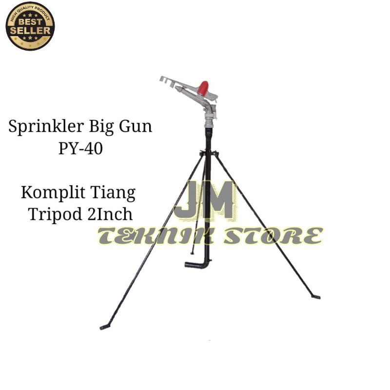 Jual Sprinkler big gun PY 40 komplit tiang tripod 2 inch | Shopee Indonesia