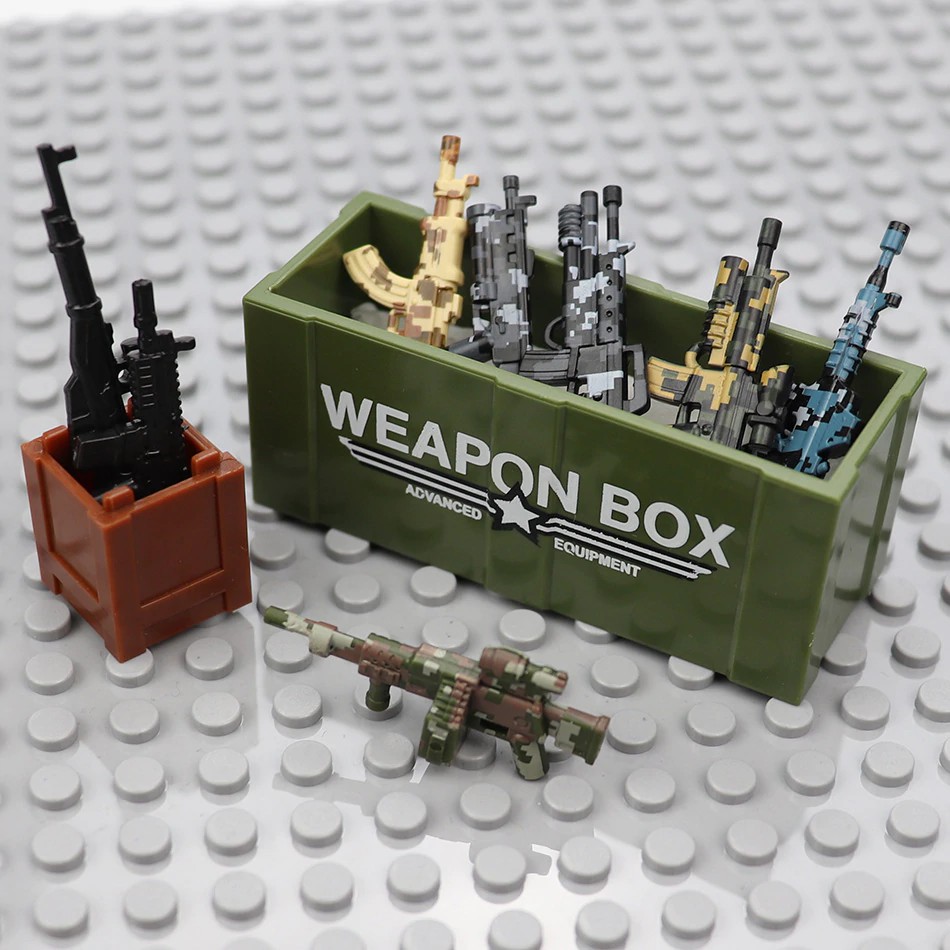 Jual Mainan Lego Anak Military Sniper Rifle Gun Weapon Box Parts ...