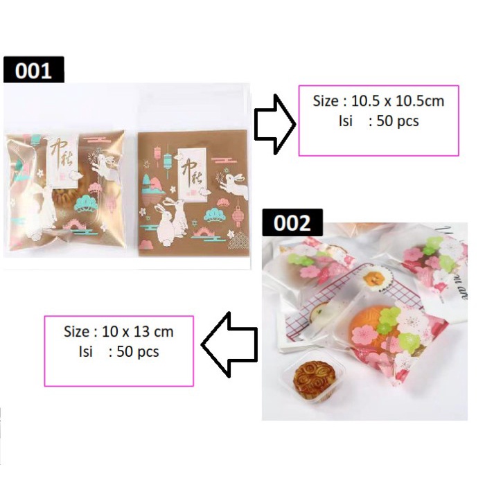 Jual Forbake Plastik Kue Kering Mooncake / Packaging Bungkus Nastar ...