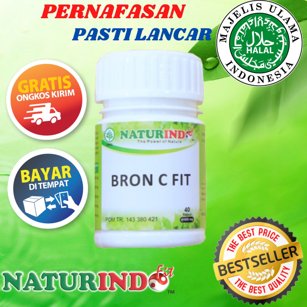 Jual NATURINDO BRON C FIT OBAT HERBAL ASMA PARUPARU BASAH SESAK NAFAS ...