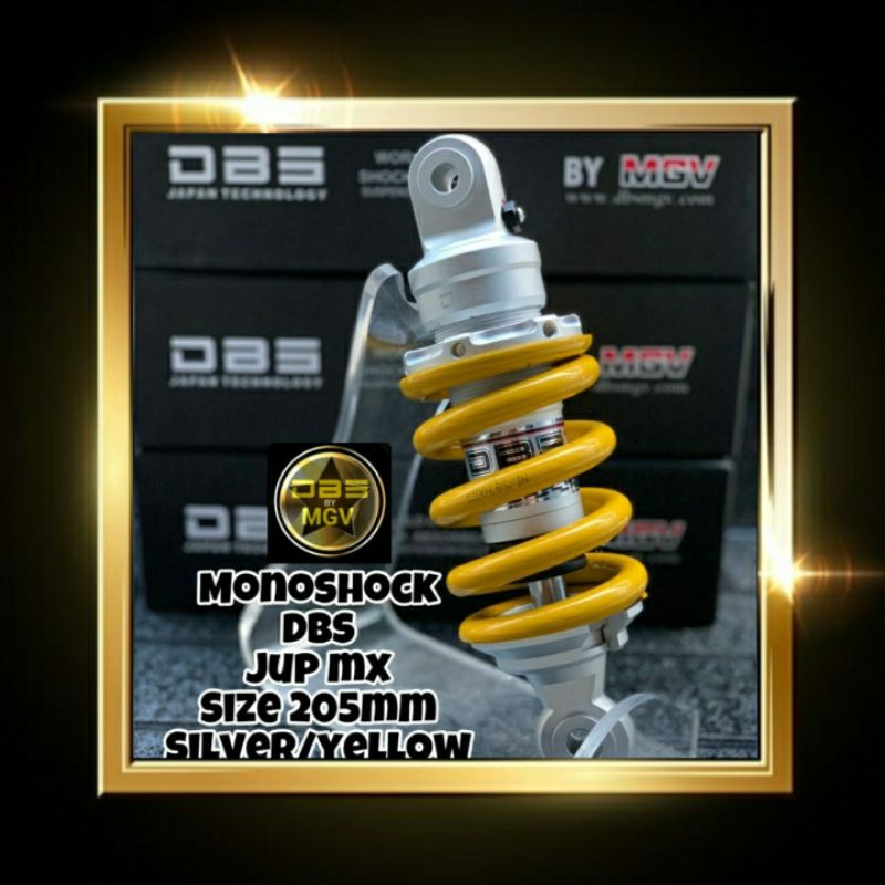 Jual Shockbreaker mono shock jupiter mx 135 - mx king 205mm monoshock DBS original | Shopee ...