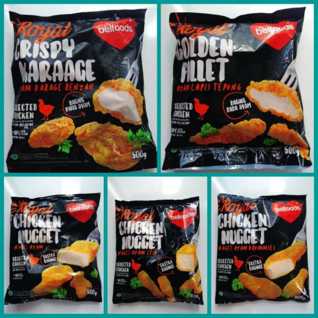 Jual Belfoods Royal ( Nugget Drumies,Nugget Stick,Golden Fillet,Golden ...