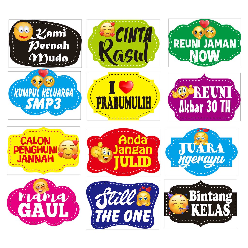 Jual Photobooth / Photo Props Custom Tulisan // photo booth | Shopee ...