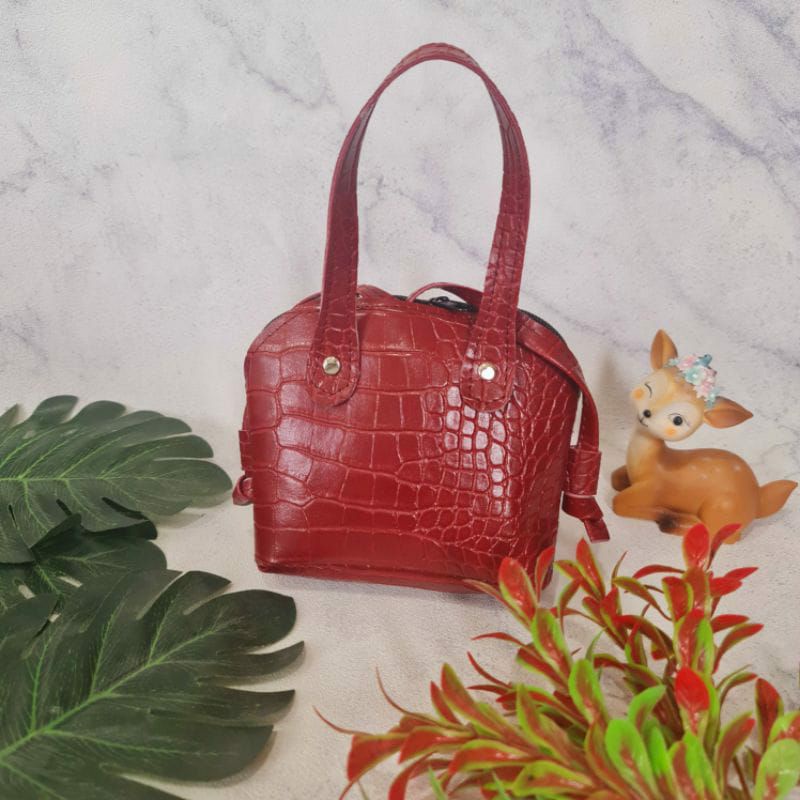 Jual Tas croco mini KAKA sling bag mini croco | Shopee Indonesia