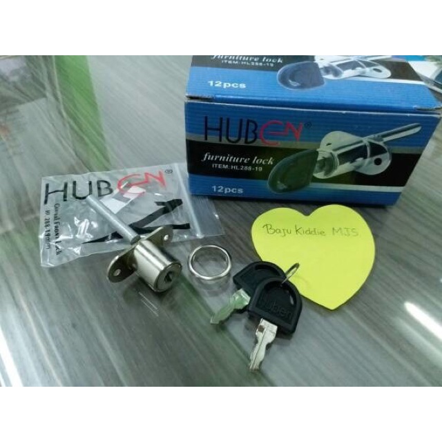 Jual KUNCI LACI SENTRAL HUBEN HL 288 19 CENTRAL LACI KABINET KANTOR ...
