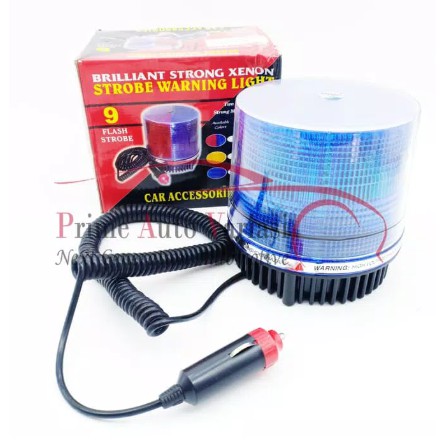 Jual Strobo Atap Rotary LED Strobo Warning Light 12V 24V - BLUE ...
