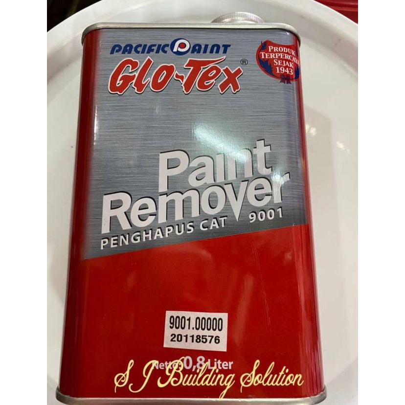 Jual Glo Tex Paint Remover Glotex Penghapus Cat Pengupas Cat 1 Ltr ...