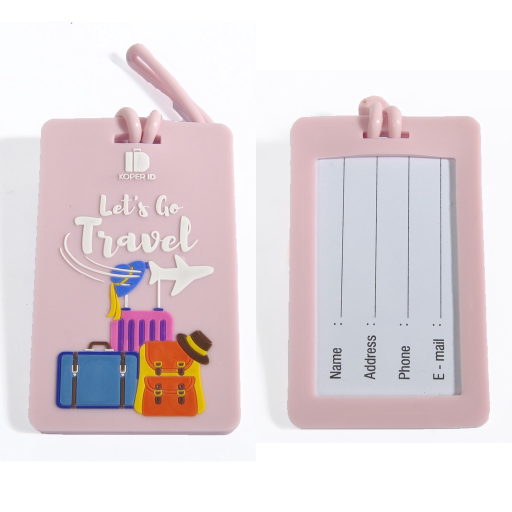 Jual Luggage Tag atau Gantungan ID card Koper ID seri 0120 | Shopee ...