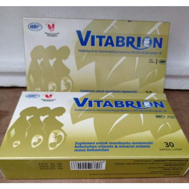 Jual vitabrion suplemen 1 strip 10 kaplet | Shopee Indonesia