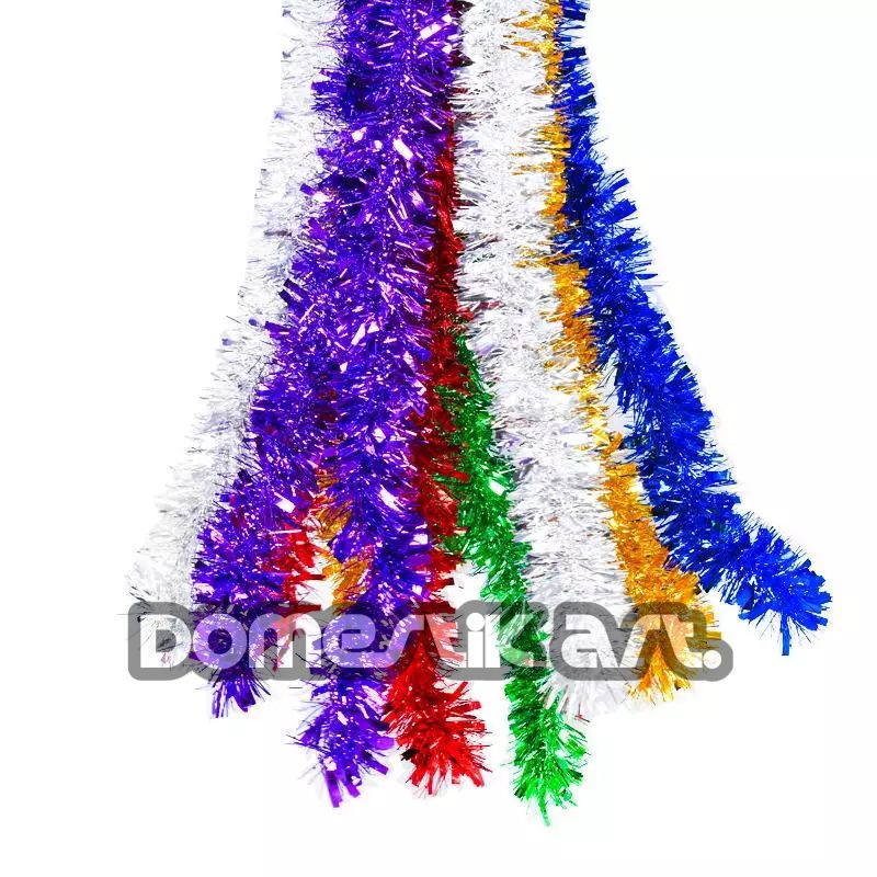 Jual SLINGER 2M / tinsel / hiasan natal / slinger polos warna / slinger ...